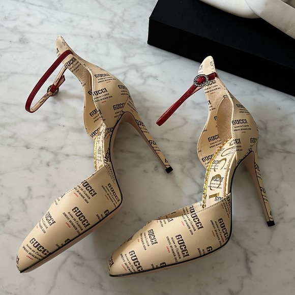Gucci | Shoes | Gucci Apollo Stamp Heels | Poshmark